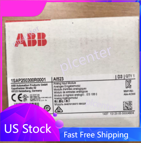 NEW ABB 1SAP250300R0001 AI523 D2 Analog Input Module | eBay