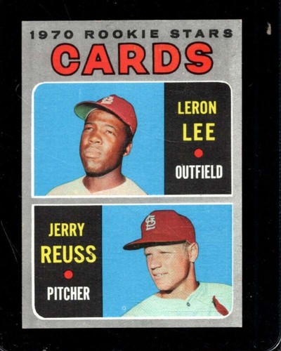 1970 TOPPS #96 LERON LEE/JERRY REUSS EX (RC) CARDINALS NICELY CENTERED ...
