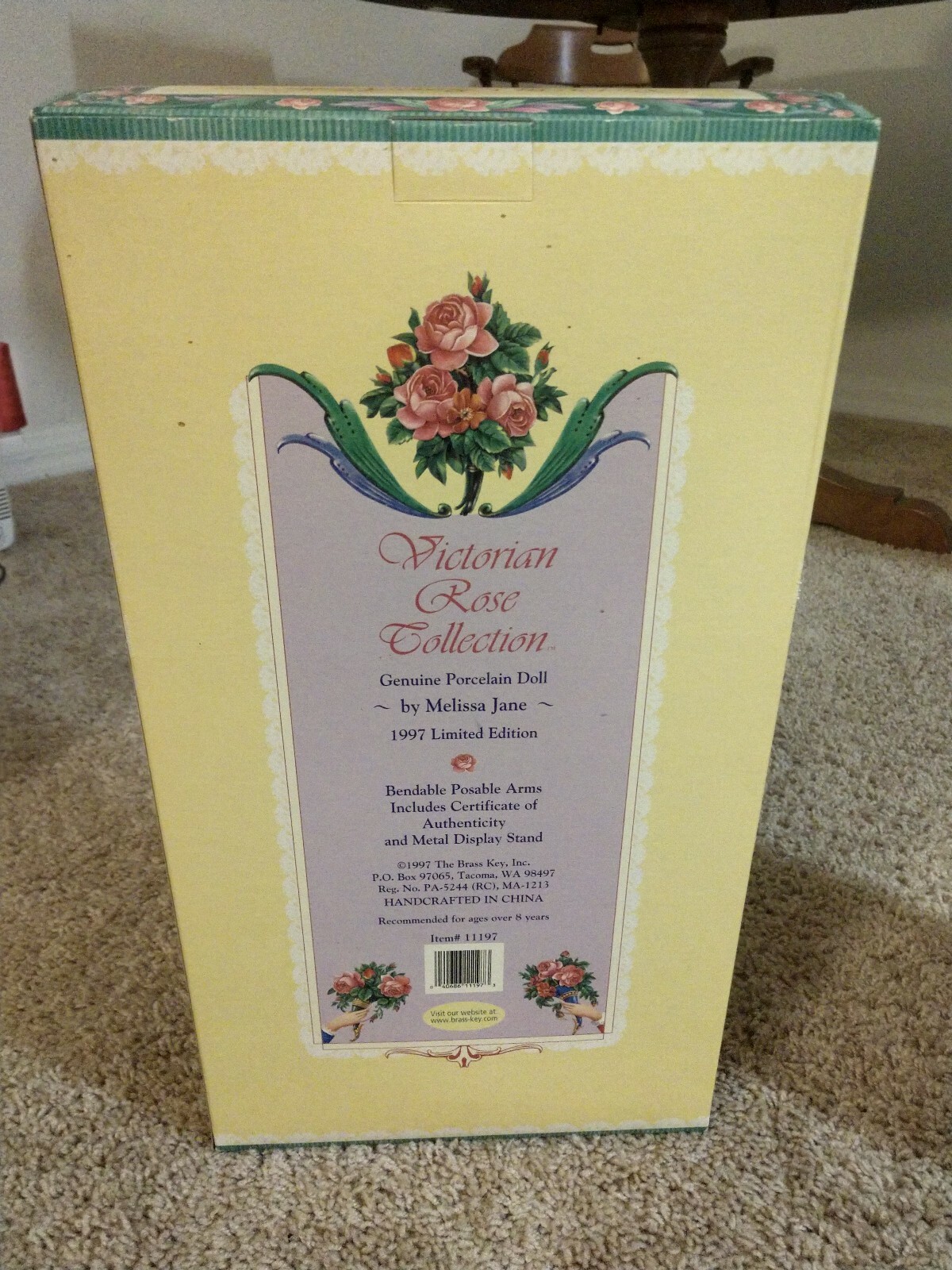 Victorian Rose Collection Porcelain Doll 1997 | eBay