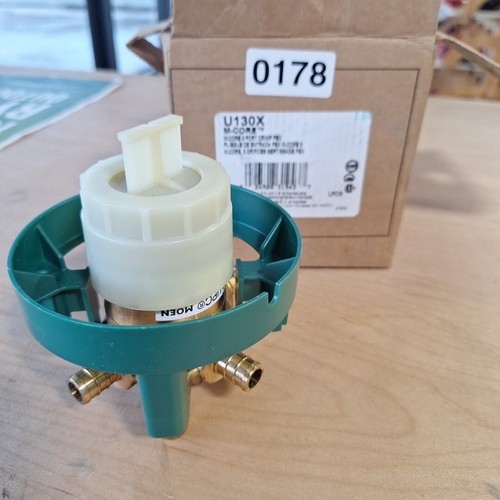 MOEN U130X M-CORE 3-Port Shower Mixing Valve with Crimp Ring PEX ...