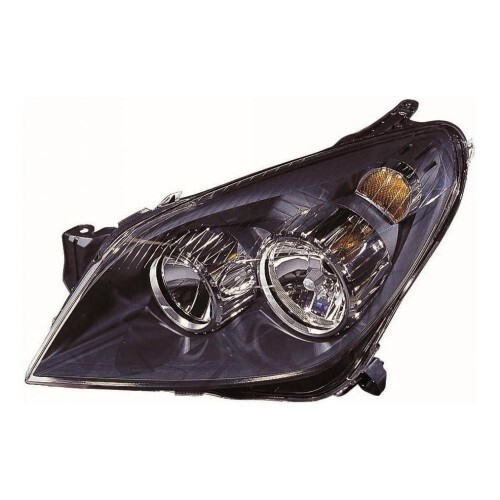 Depo Front Left Hand Headlight Black Inner For Vauxhall Astra MK5 Van ...