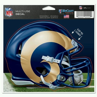 LOS ANGELES RAMS MULTI-USE DECAL 4.5"X5.5" CORNHOLE CAR WINDOW FREE ...