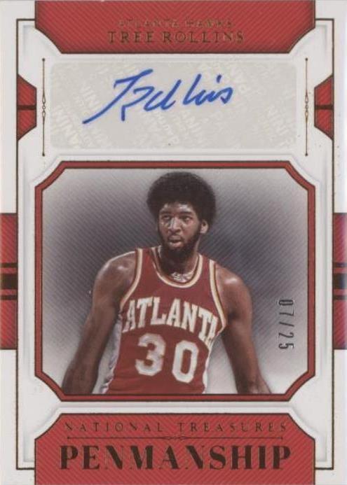 2018-19 Panini National Treasures - Penmanship Tree Rollins #PM-TRL ...