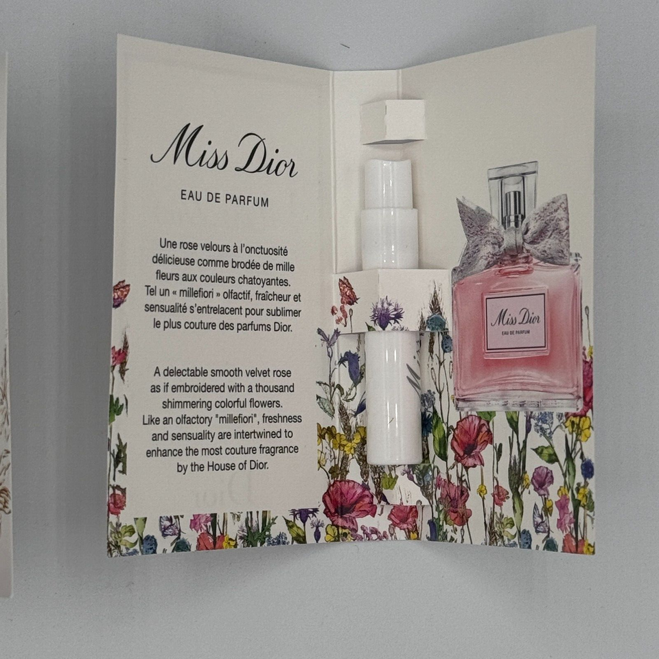 Dior Perfume Collection Sample 4pcs (Miss Dior, Jadore, Sauvage, Homme ...