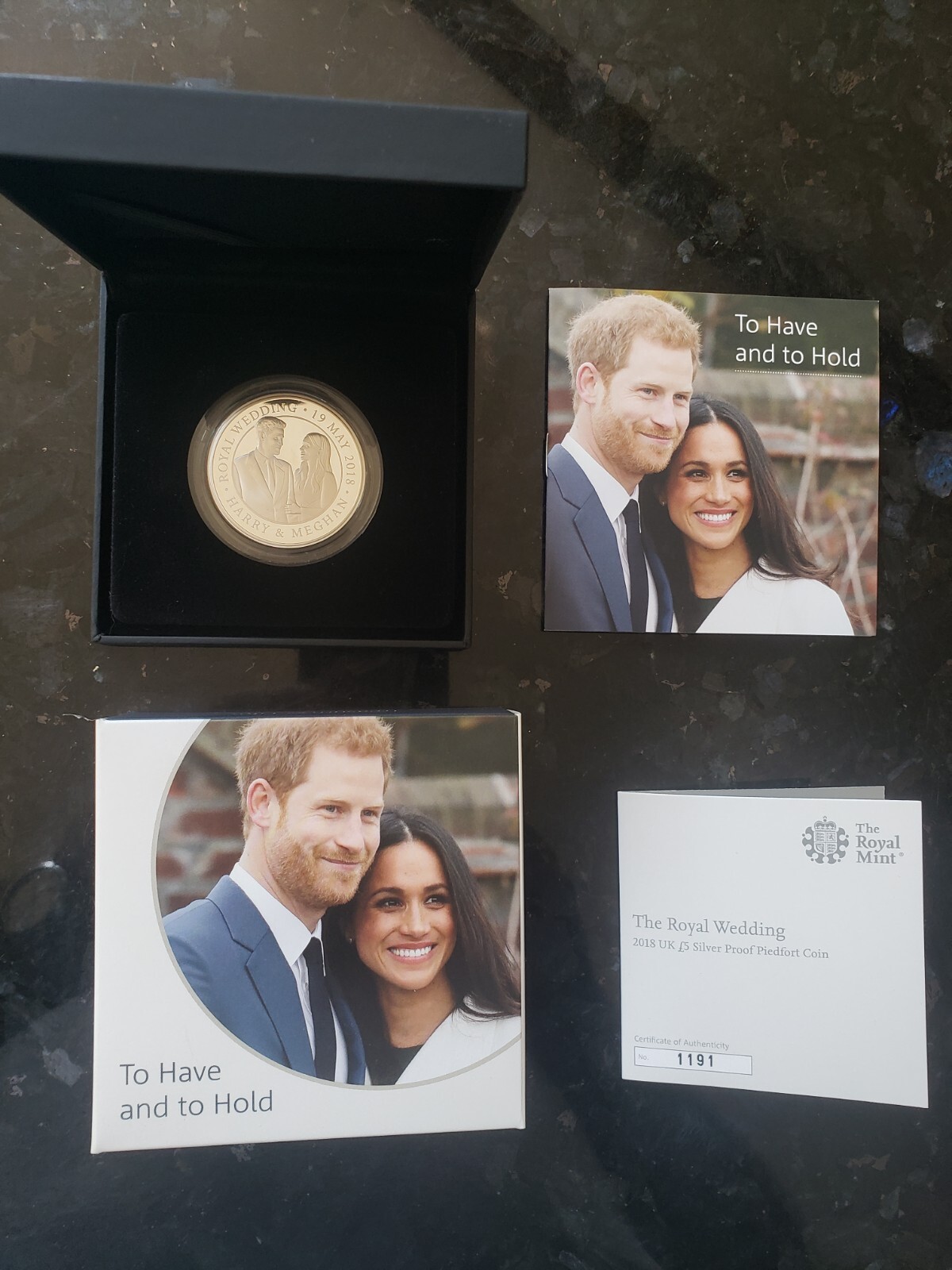 2018 United Kingdom The Royal Wedding of Harry and Meghan £5 Silver ...