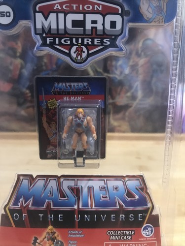 masters of the universe Micro action figures, HE-MAN figure motu BNIB ...