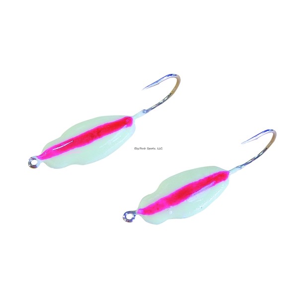 Custom Jigs Demon Jig Size 8 Glow Brite/Bloodline Pack of 2 D8-CS-GB9B ...