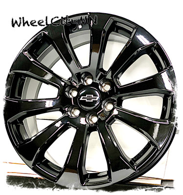 22" gloss black 2021 Chevy Silverado High Country OE replica 5922 rims ...
