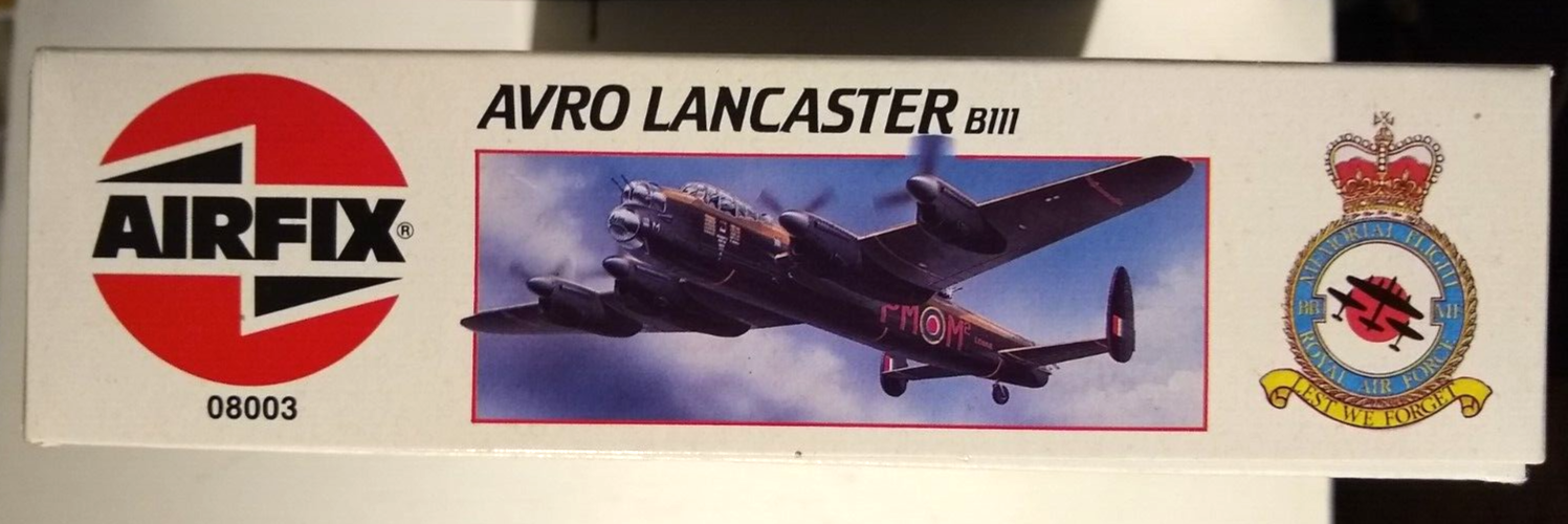 Airfix Avro Lancaster BIII WWII Bomber 1/72 Scale Model Kit - 50th ...