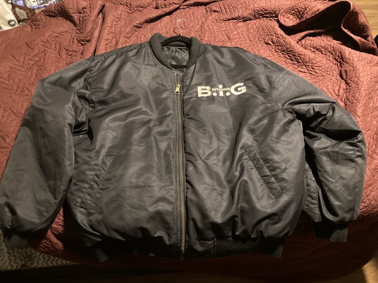 vintage 90s mens jacket. Notorious BIG | eBay