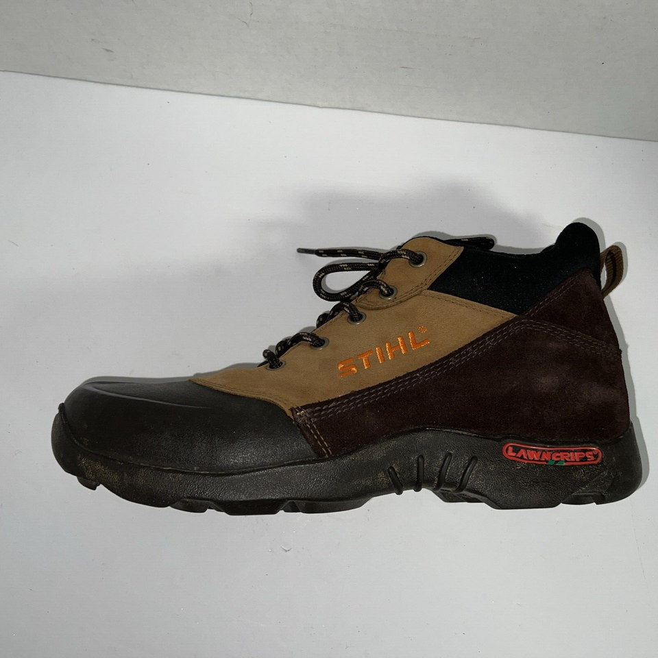 Stihl Lawngrips Steel Toe Landscaping Boots Women’s 11 Lawn Care EUC | eBay