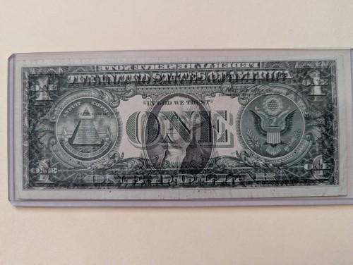 1981 $1 Dollar Bill FRN Note Offset Printing Front To Back | eBay