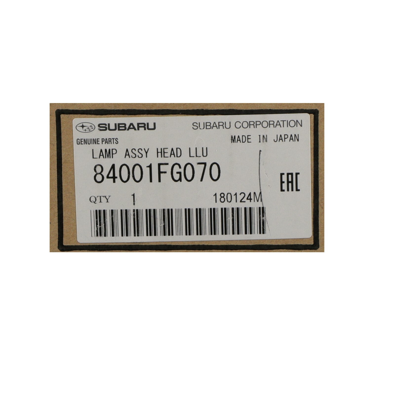 Subaru OEM 84001 FG 070 Headlight Headlamp Assembly for sale online | eBay
