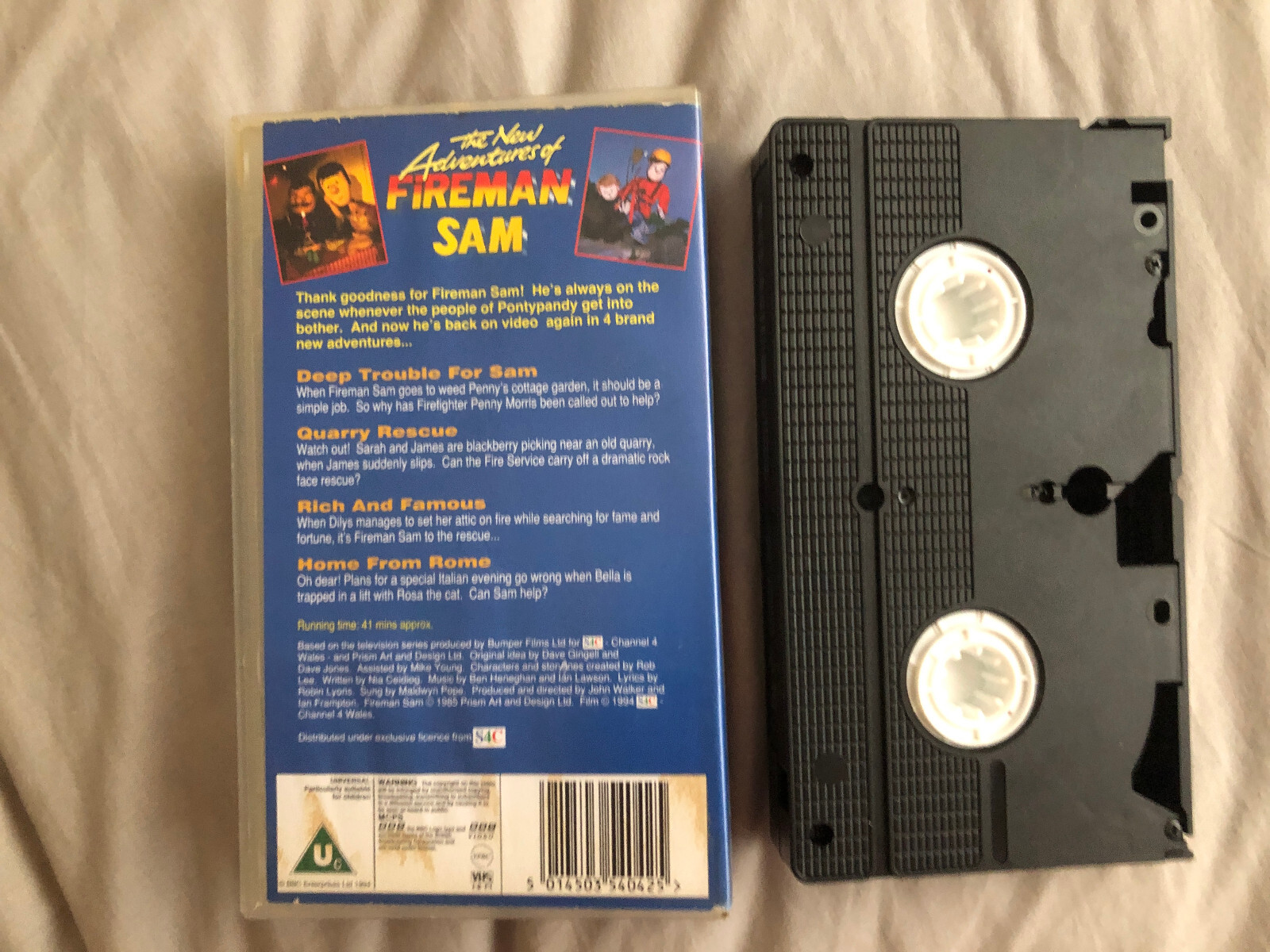 Fireman Sam - The New Adventures Of Fireman Sam (VHS/H, 1994) for sale ...