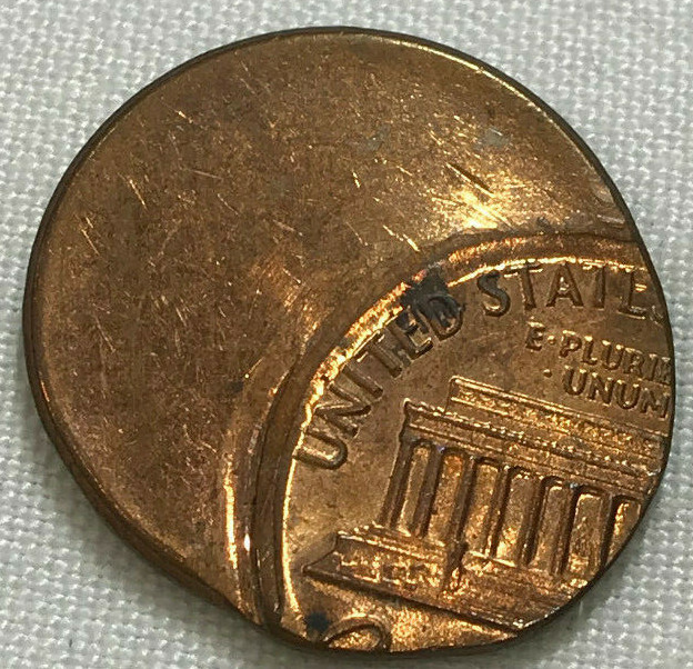 UNITED STATES ONE CENT " ERROR 75% OFF CENTER MIS-STRIKE " UNC AND ...