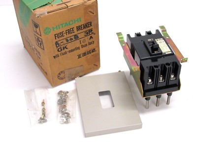 NOS! HITACHI FUSE-FREE CIRCUIT BREAKER, F-30B 3-POLE | eBay