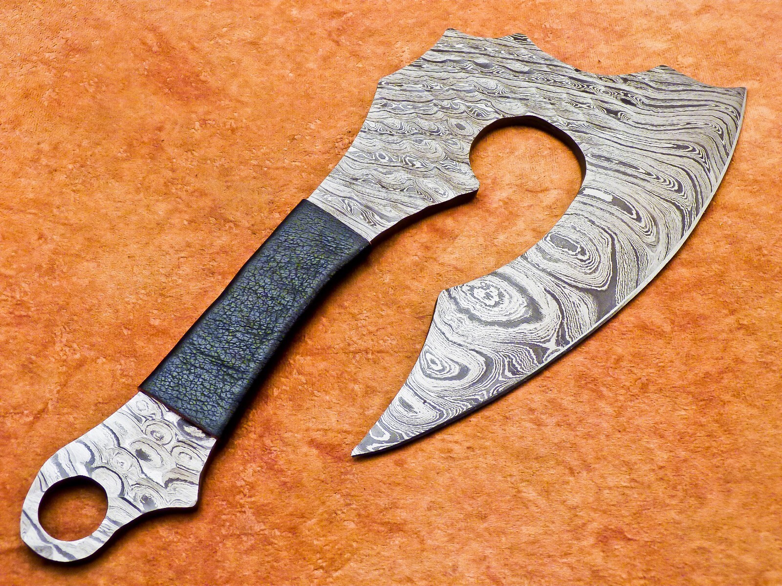 Rare Custom Handmade Damascus Steel Chopper AXE, FULL TANG Axe, W ...