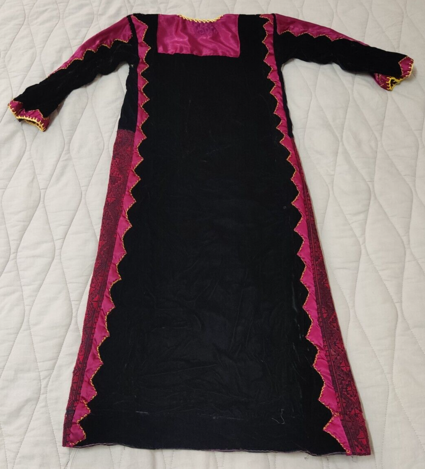 Handmade Palestinian Thobe Heritage Dress For Kids Tatreez Embroidery ...
