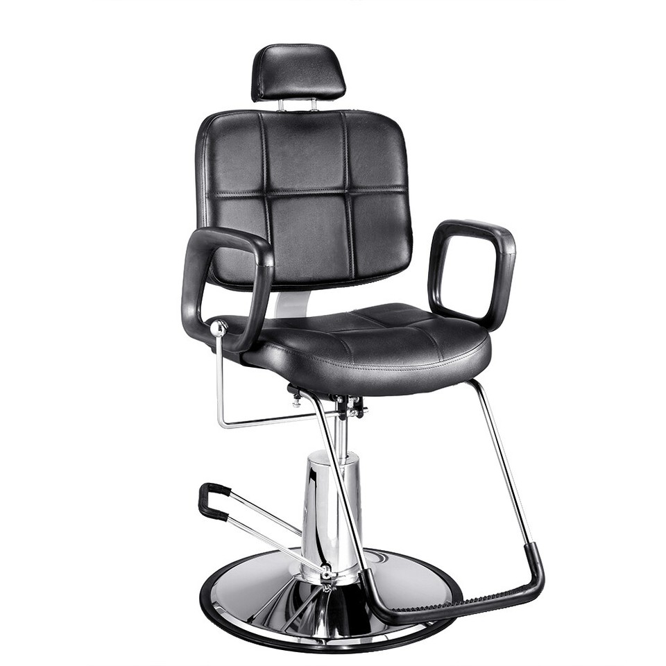 Reclining Hydraulic Barber Salon Chair Tattoo Threading Spa Table ...
