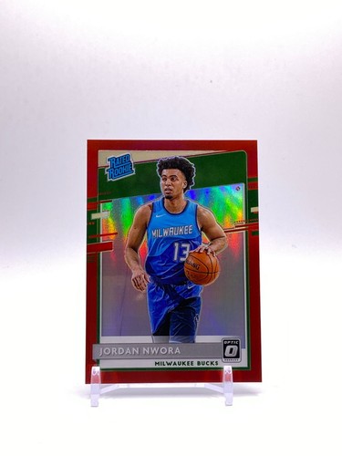 2020 DONRUSS OPTIC JORDAN NWORA RATED ROOKIE CARD RC RED PARALLEL /99 ...