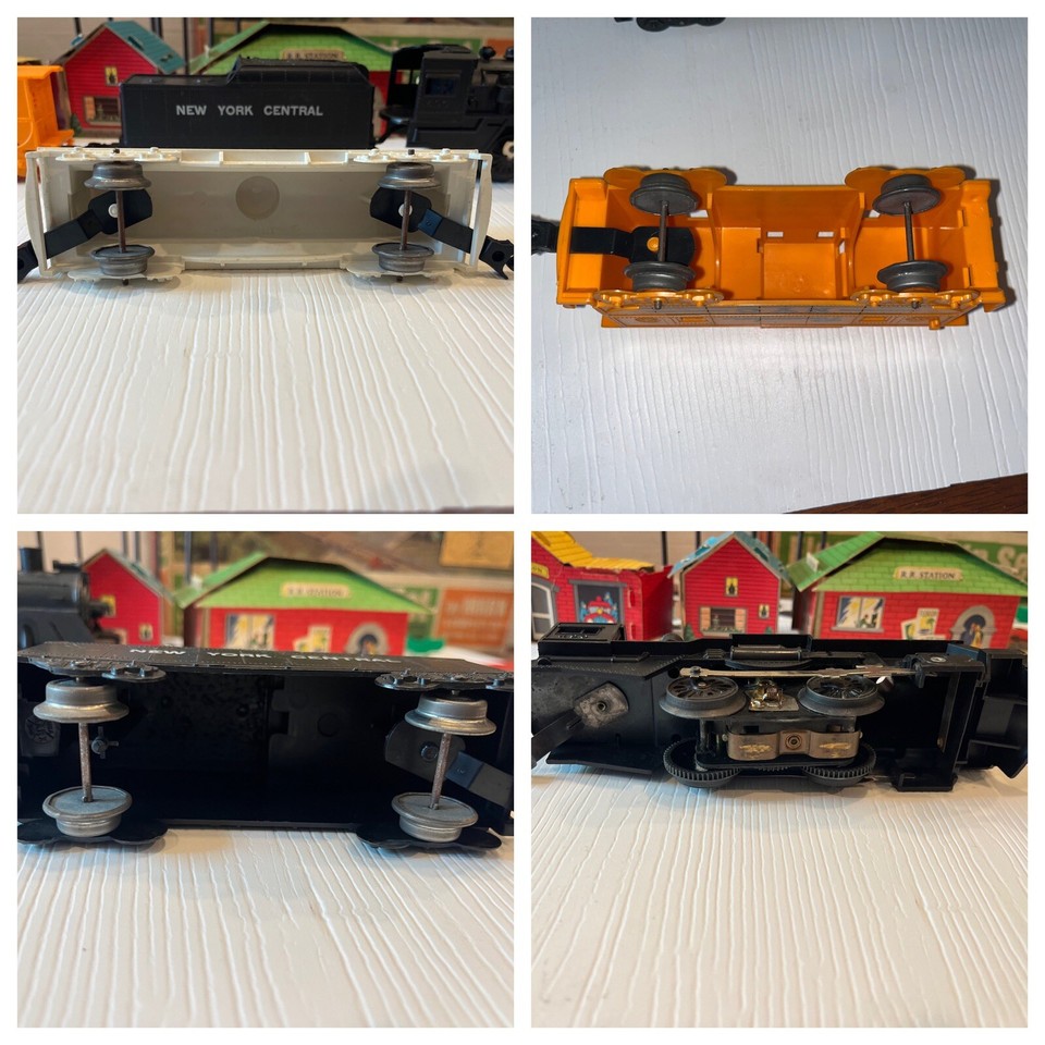 Vintage Marx Electric Train Set 4553 Tracks Village Transformer Bonus 4 ...