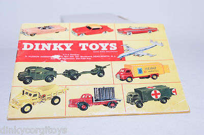 DINKY TOYS CATALOGUE CATALOGUE 1957 USA ANGLAIS EXCELLENT ETAT | eBay