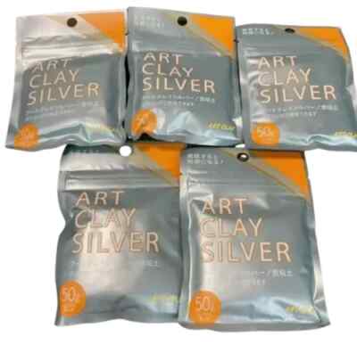 Art Clay Silver 50g Set of 5 A-0275 Precious Metal clay silver From ...