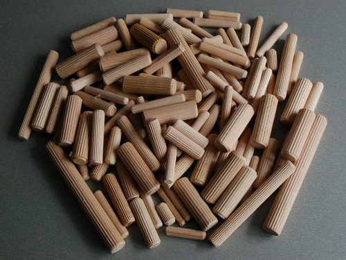 Hardwood Wooden Dowels Chamfered Fluted Beech Wood Dowel 6mm 8mm 10mm ...