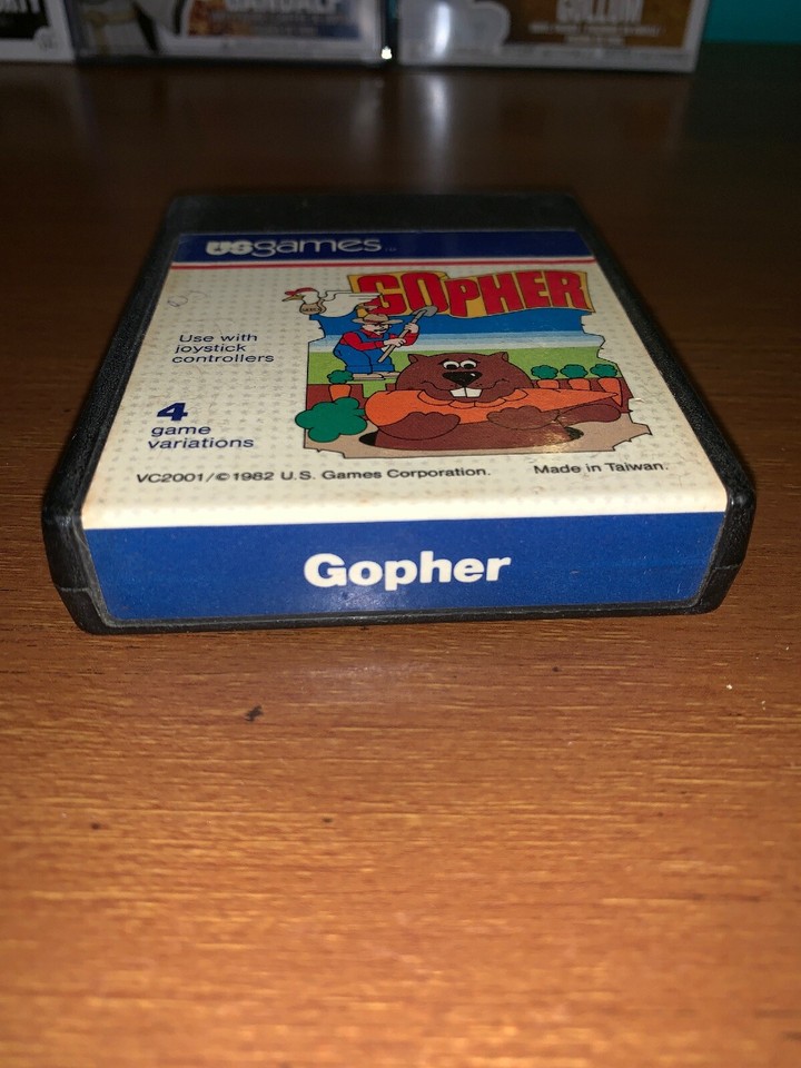 GOPHER Atari 2600 Game Cartridge - Tested Working - 30 Day Warranty #93 ...