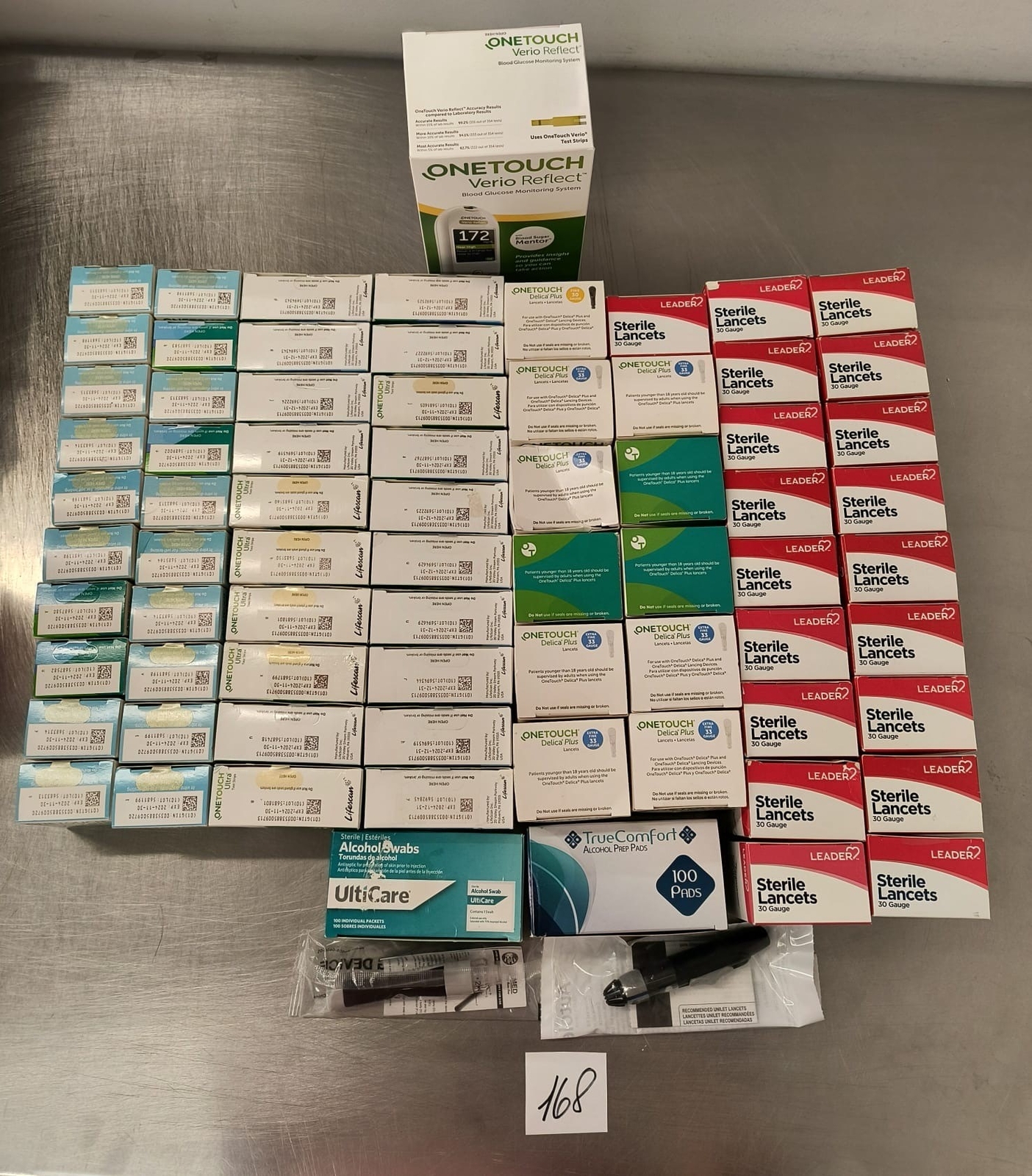 3000 One Touch Ultra Test Strips, lancets, device, meter, pads, dinged ...