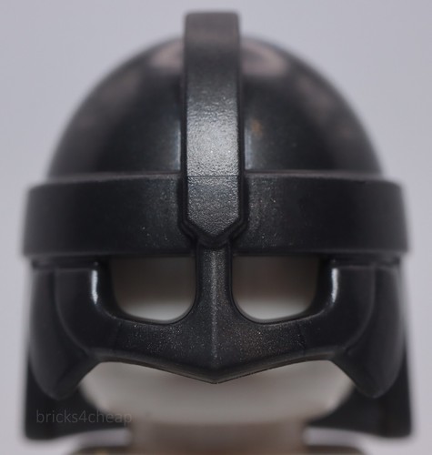 Lego Castle Pearl Dark Gray Minifig Headgear Helmet Cheek Guard Neck ...