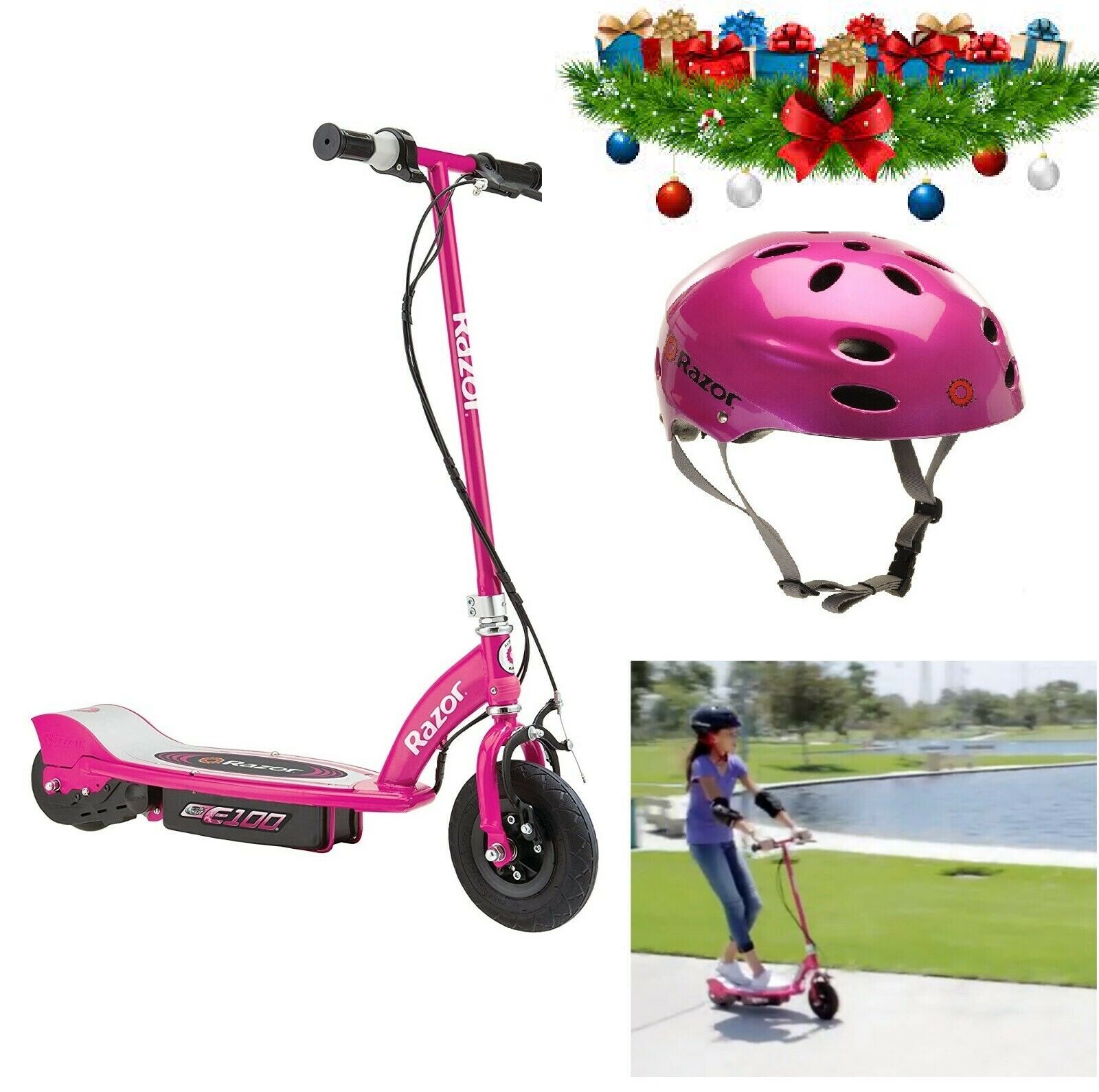 Razor E100 Sweet Pea Electric Scooter - Pink for sale online | eBay