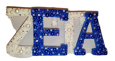 Custom Zeta Phi Beta full Bling Letters | eBay