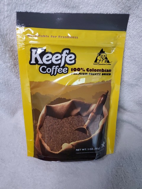 Keefe 100% Colombian Premium Freeze Dried Coffee - 3oz for sale online ...