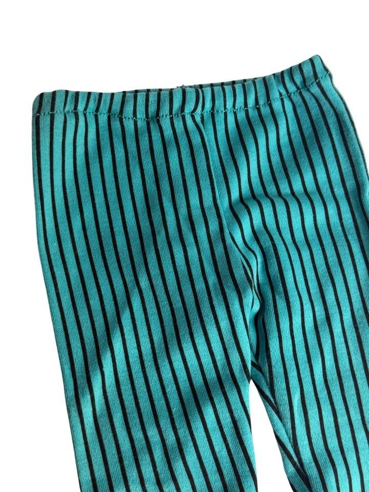 VTG 1990 Cabbage Patch Kids Doll Green Black Striped Capri Pants Retro ...
