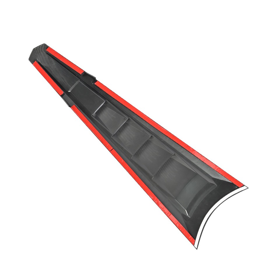 Gloss Black Rear Split Window Applique Louver Trim for Corvette C8 Z51 ...