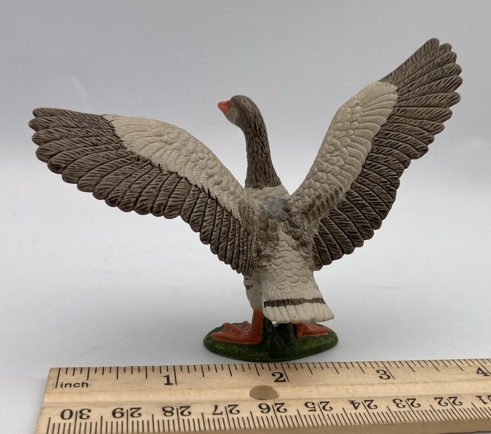Schleich GREY GOOSE GANDER Toulouse Farm Animals Bird Retired 2010 ...