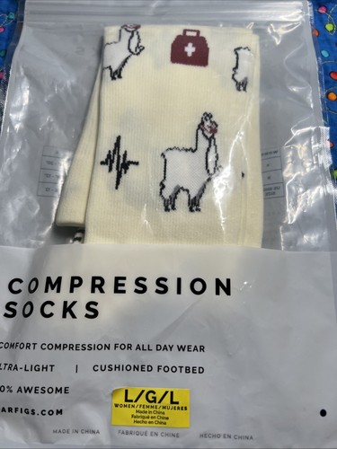 Figs Trauma Llama Compression Socks Women’s L Large New In Package Rare HTF | eBay