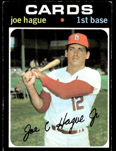 1971 Topps Joe Hague #96 St. Louis Cardinals Baseball Card | eBay