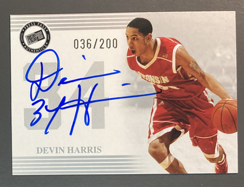 DEVIN HARRIS 2004 Press Pass Autograph Silver 036/200 | eBay