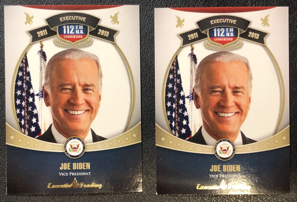 (2)x Joe Biden Vice President 2012 Executive Trading Card Company ...