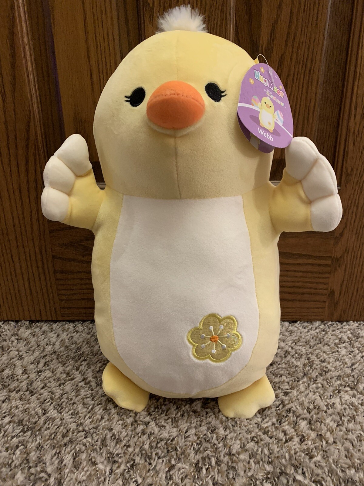 Squishmallow Hug Mees Webb Easter Duck 14” New With Tags | eBay