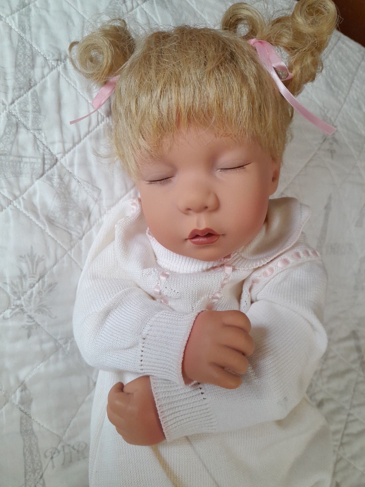 VINTAGE Pat Secrist 1996 Realistic Sleepy Baby Doll Weighted 21" Vinyl ...