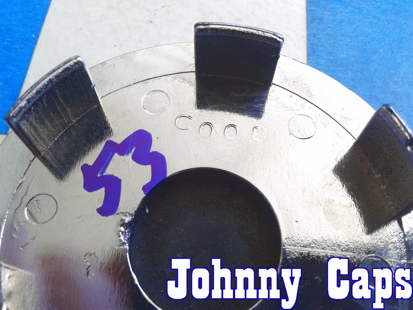 ZEN RACING UNKNOWN Wheels [53] Chrome Center Caps # C008 Custom Wheel ...