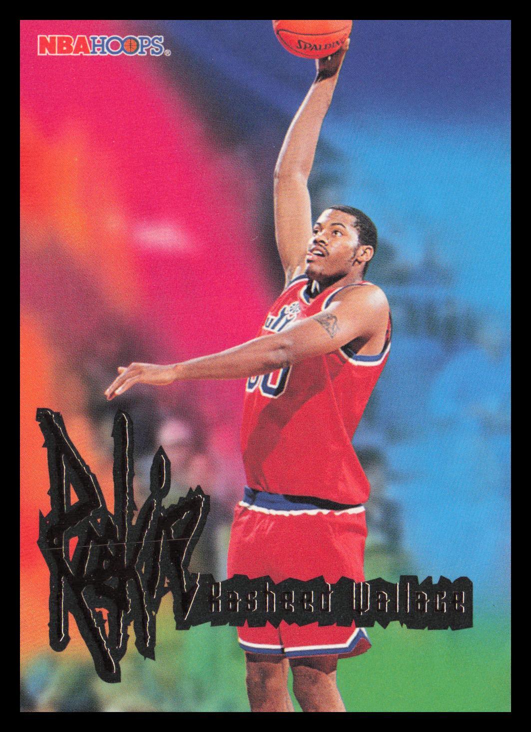 1995-96 Hoops #290 Rasheed Wallace Washington Bullets Rookie | eBay