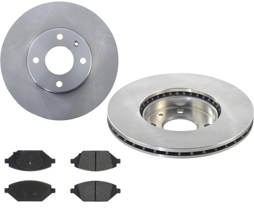 Front Disc Brake Rotors & Ceramic Pads For Chevrolet Spark 1.4L Engine ...