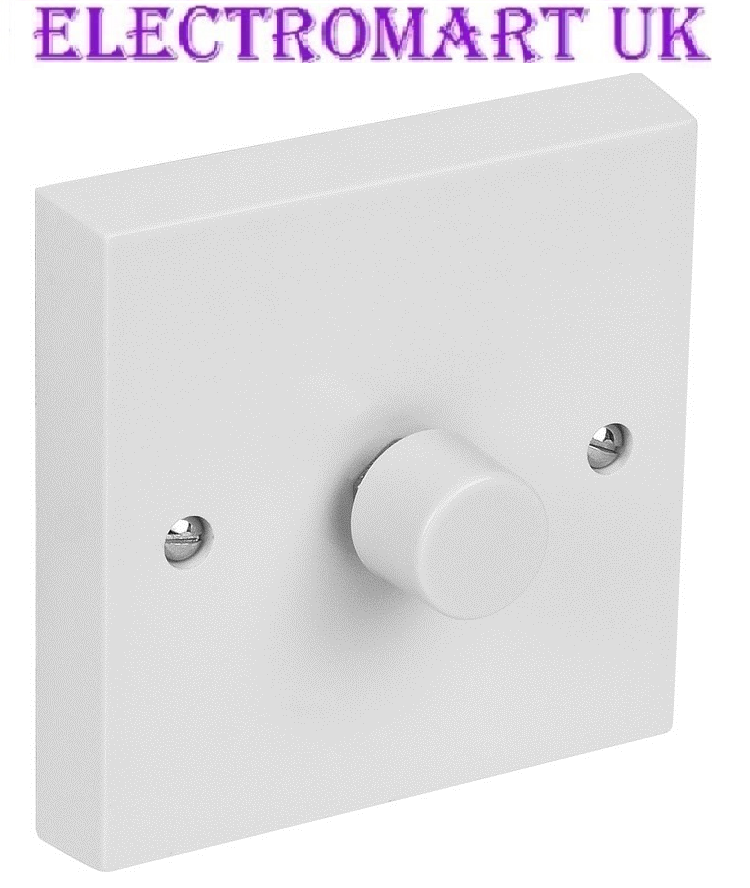 Electric Wall Light Dimmable Switches KEPLER 3G Knurled Dimmer Switch