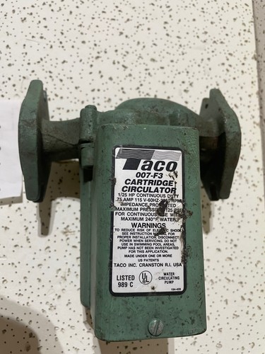 TACO 007-F5 CARTRIDGE CIRCULATOR PUMP - 007 F5 F4 F3 | eBay