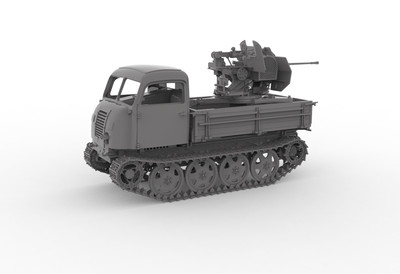 3D printed 1/72 German RSO/1 with FLAK38 gun unpainted model kit | eBay