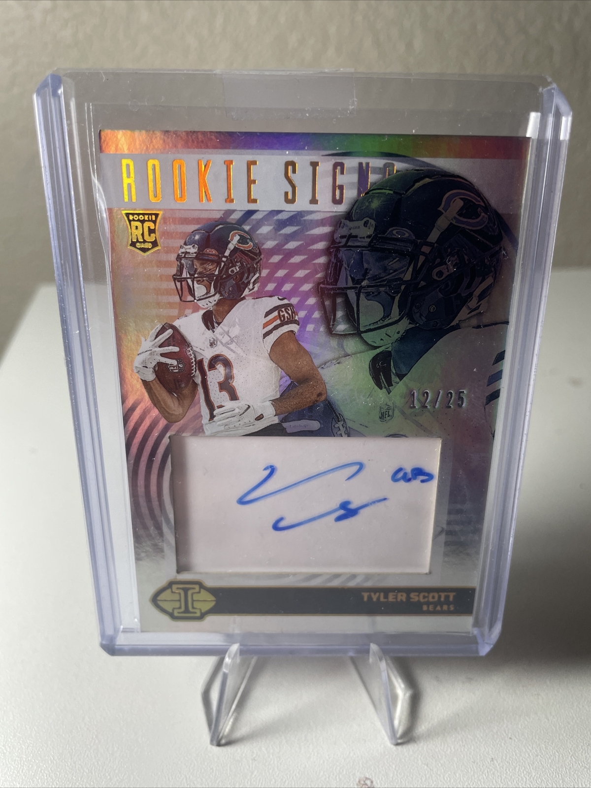 2023 Illusions Football Tyler Scott rookie signs auto /25 On Card | eBay